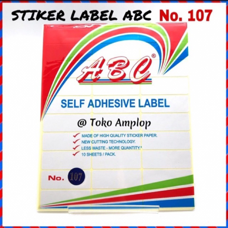 Jual Cetak Label sticker 107 per 30 nama/Label | Shopee Indonesia