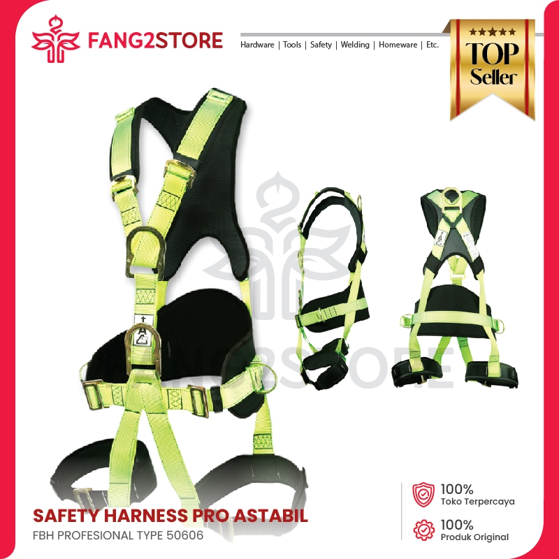 Jual Safety Harness / Full Body Belt Climbing Shackle A STABIL 50606 ...
