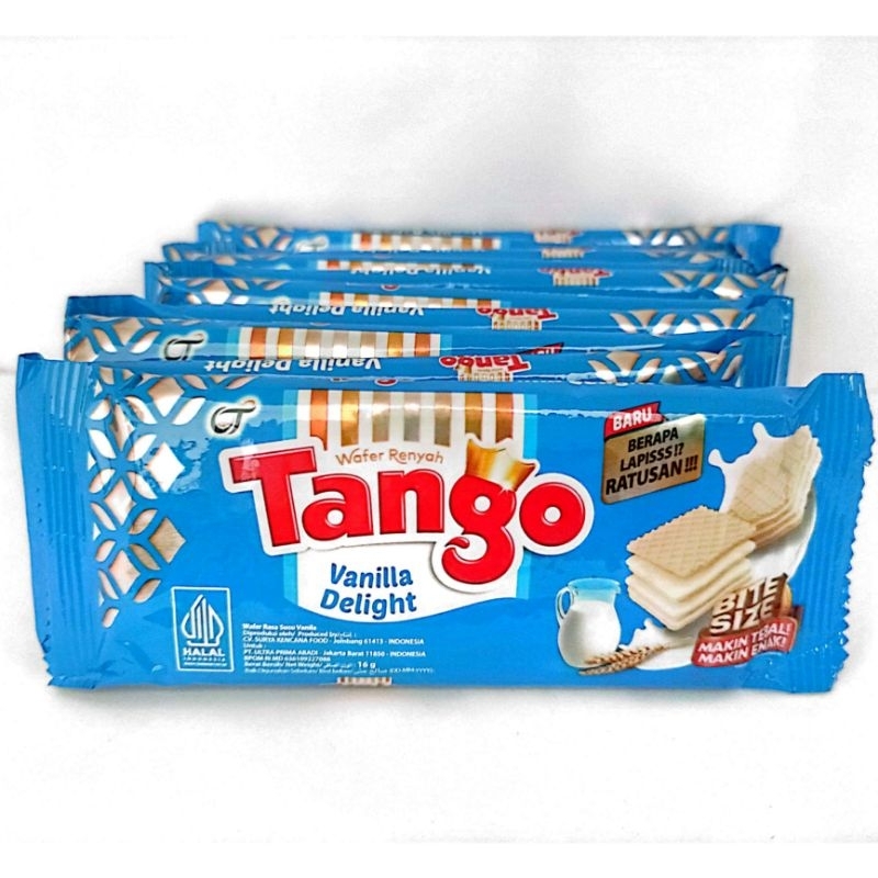 Jual Tango Wafer Renceng 16gr isi 10pc | Shopee Indonesia