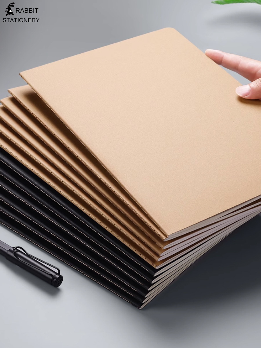 Jual Hitam/Kraft A5/B5 Notebook/ Buku A5/B5 36 Lembar lined/Grid/Blank ...