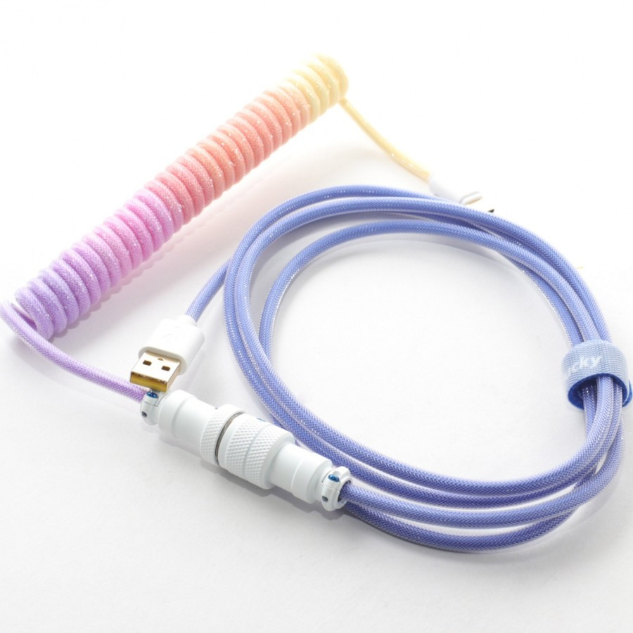 Jual DUCKY AFTERGLOW COILED CABLE USB A TO USB C FOR KEYBOARD CABLE ...
