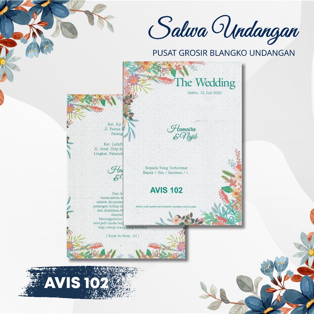 Jual Blangko Undangan Avis 102 Harga Murah | Shopee Indonesia
