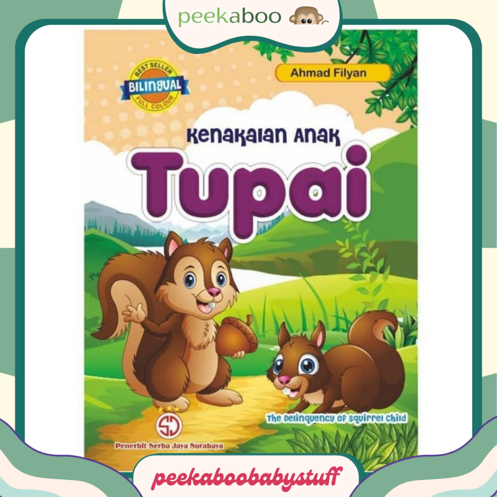 Jual BUKU CERITA ANAK BILINGUAL - TEMA KENAKALAN ANAK TUPAI || DONGENG BERGAMBAR MURAH || STORY ...