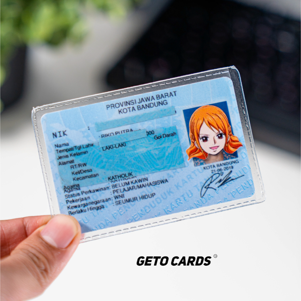 Jual Sampul Pelindung Kartu Anti Gores Untuk KTP ID CARD Design Anime ...