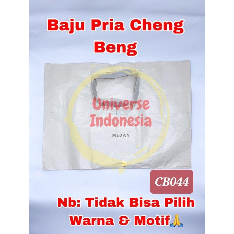 Jual KERTAS SEMBAHYANG CHENG BENG CHENGBENG LELUHUR BAJU PRIA COWOK ...