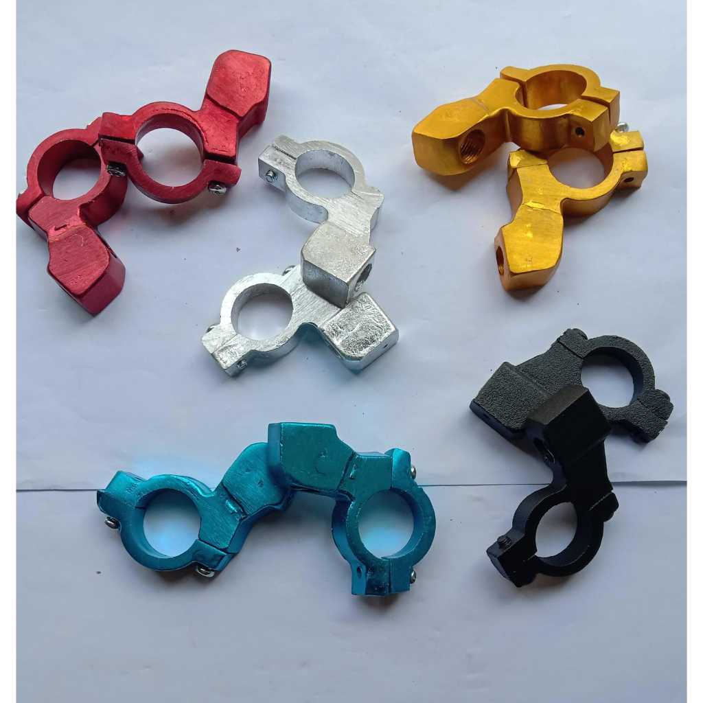 Jual Breket Spion Cnc Bracket Dudukan Spion Stang Motor Universal ...