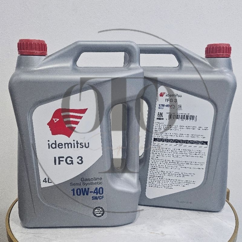 Jual OLI MOBIL IDEMITSU 10W40 10W/40 10W-40 SN/CF 4 LITER SEMI ...