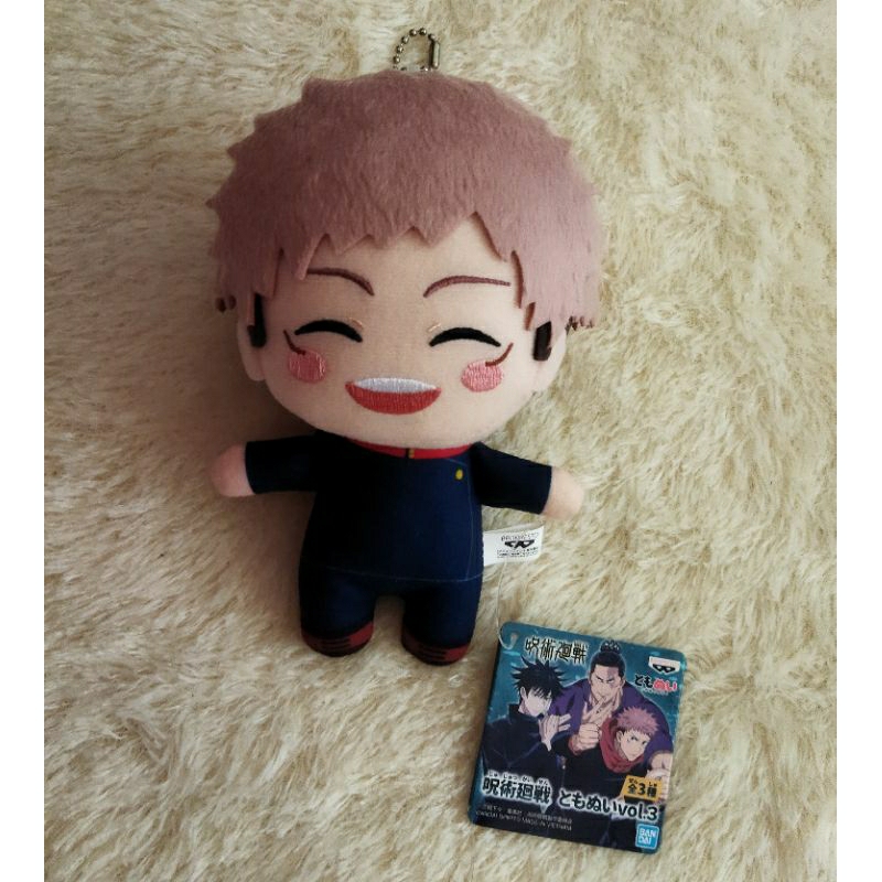 Jual Tomonui Yuji Itadori Vol.3 Jujutsu Kaisen JJK Plush Keychain Doll ...