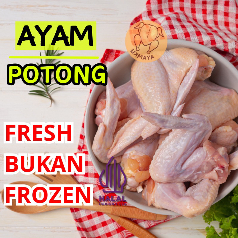Jual Daging Ayam Potong 1kg Segar Dijamin FRESH Bukan Frozen Bisa ...