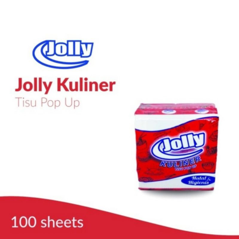 Jual TISSUE KULINER JOLLY POP UP / TISSUE MINI MEJA MAKAN / TISSUE ...