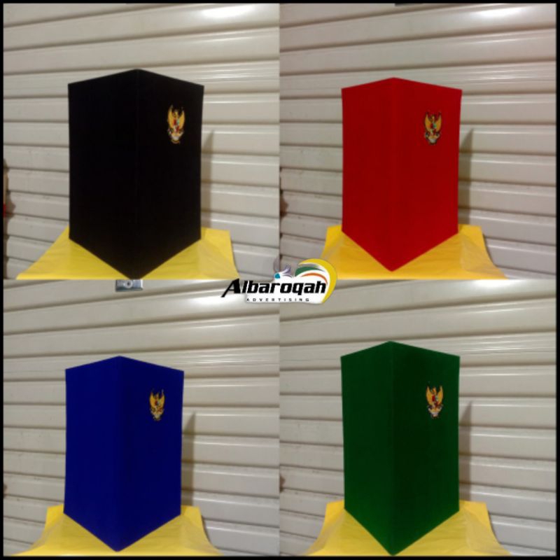 Jual Map Bludru Garuda Bordir Upacara Ukuran F4(23cm×34cm) | Shopee ...