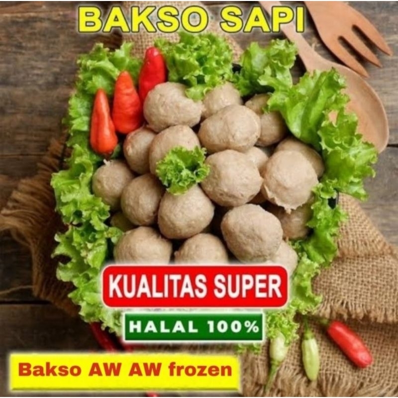 Jual Bakso Frozen Food Rasa Sapi Homemade isi 25 Butir Bakso Rasa ...
