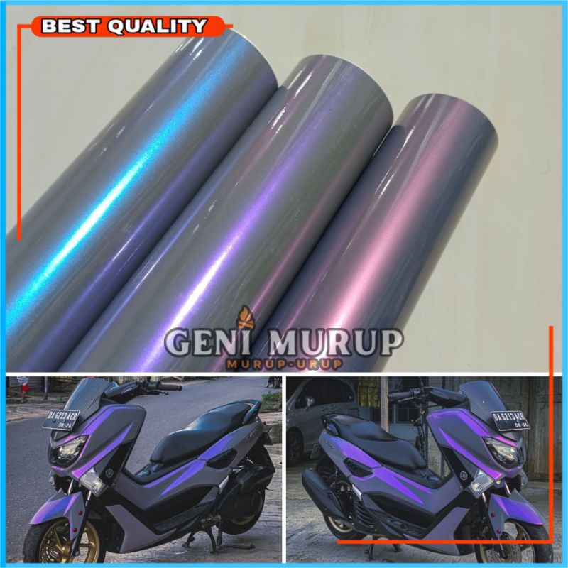 Jual Skotlet abu lembayung ungu sticker scotlite flip grey super glossy ...