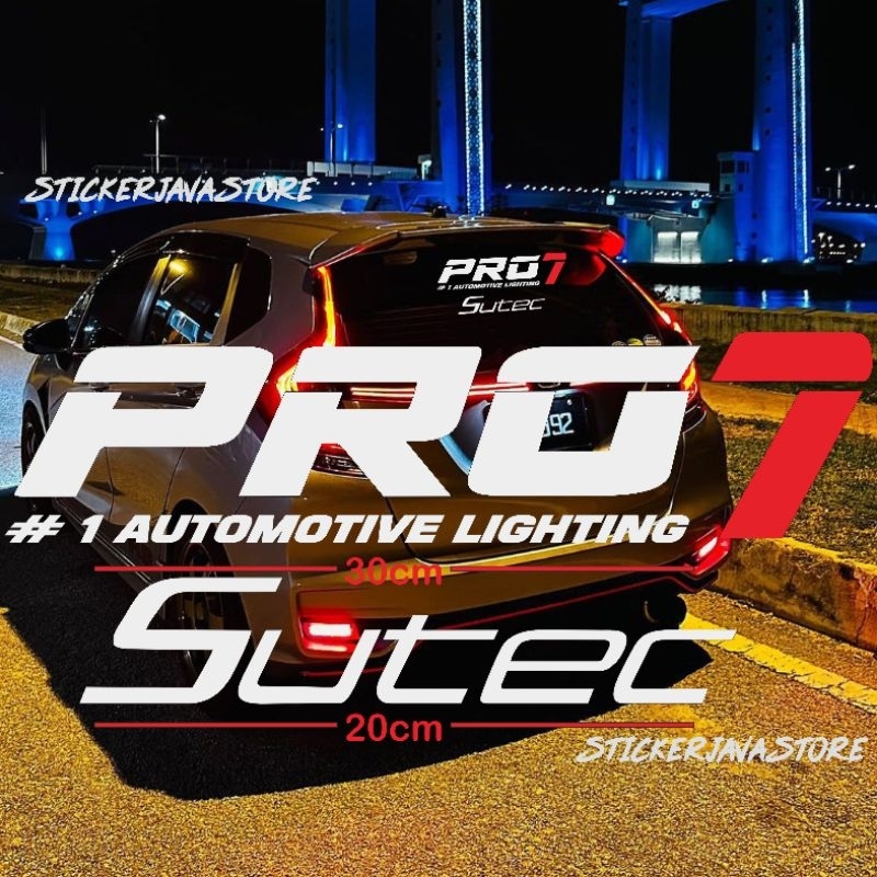 Jual STIKER SATU SET ISI DUA PRO7 AUTOMOTIVE SUTEC | Shopee Indonesia