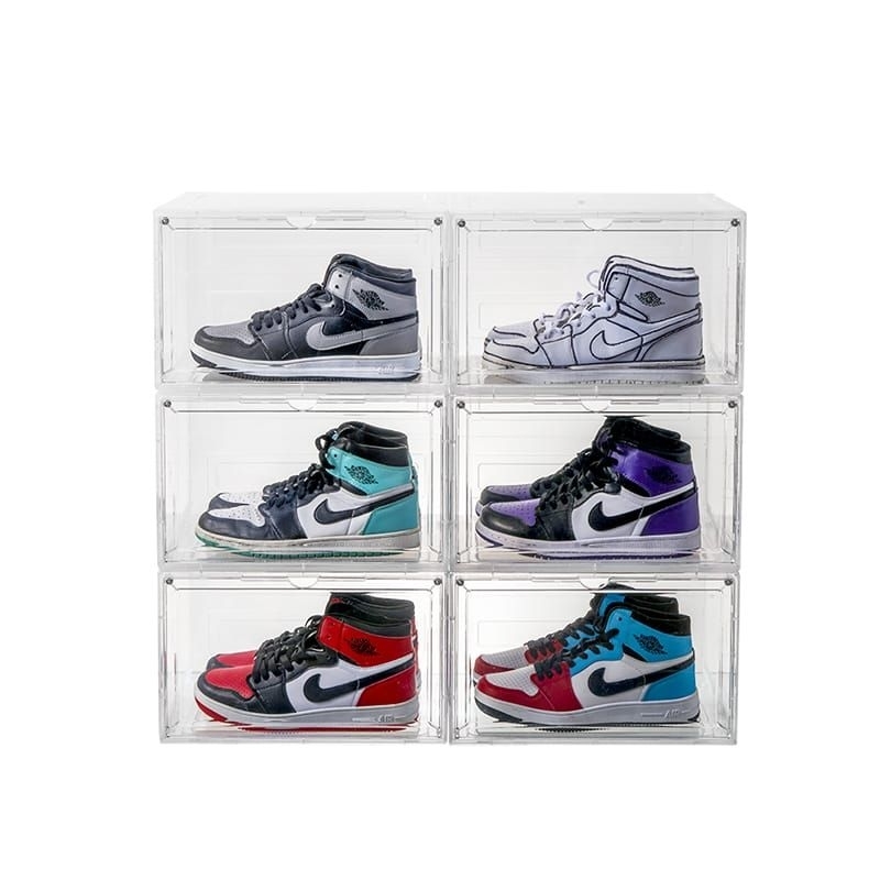Jual Kotak Sepatu Transparan Flip Buka Samping Extra Besar dan Tebal ...