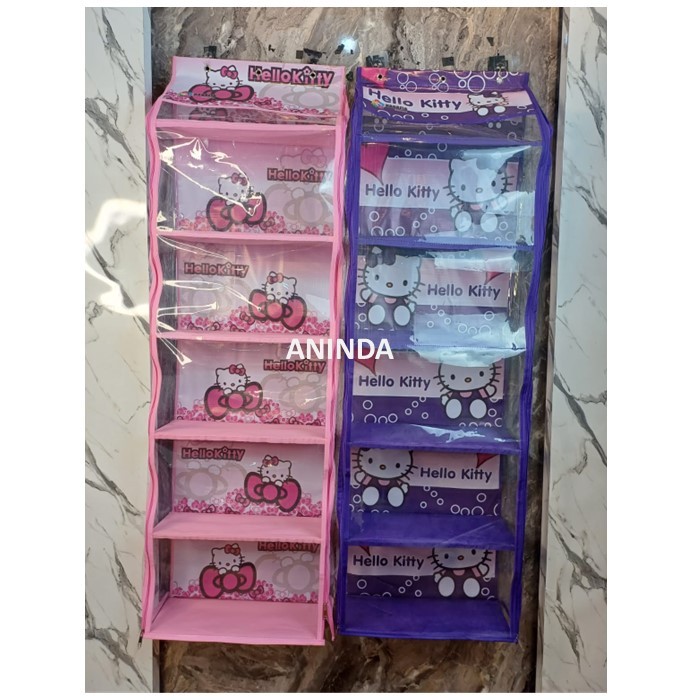 Jual RAK TAS KARAKTER KITTY | RAK TAS SUSUN | RAK GANTUNG JUMBO | RAK ...
