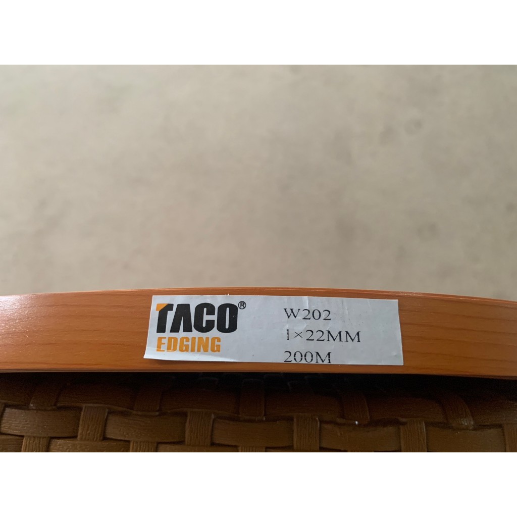 Jual Per 5 Meter Edging Taco W 202 1 x 22 Mm Woodgrain HPL TH 202 B 2 Cm | Shopee Indonesia