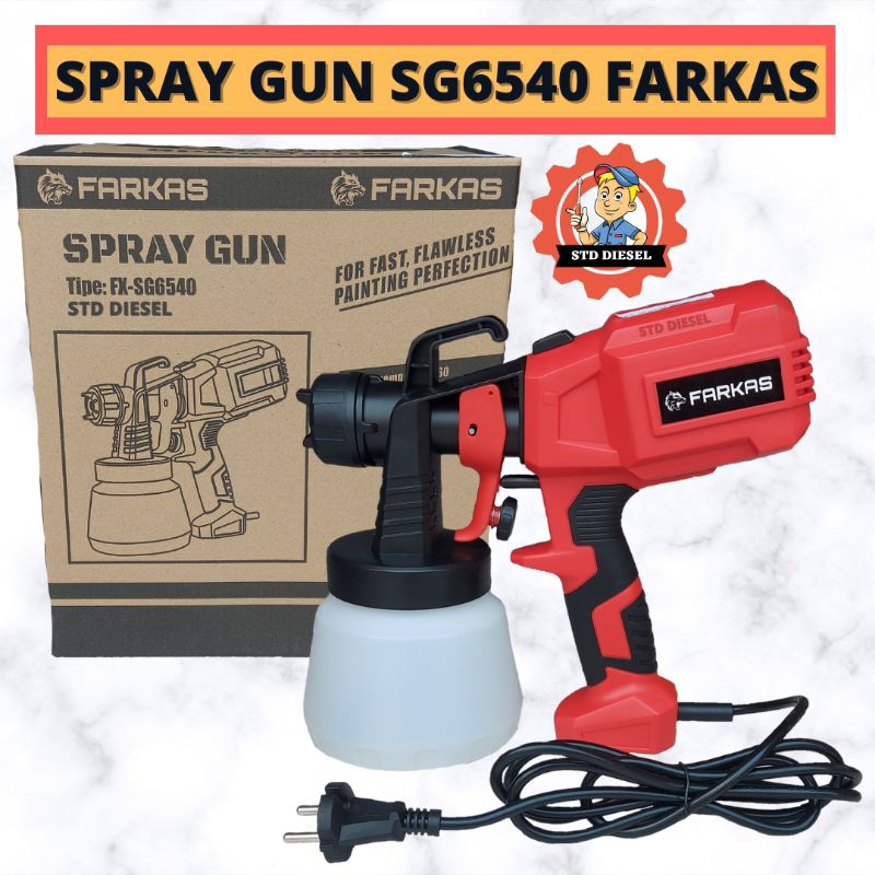 Jual SPRAY GUN SG6540 FARKAS PENYEMPROT ELEKTRIK LISTRIK SPREY GAN ...