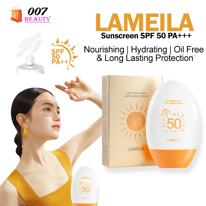 Jual LAMEILA Sun Block SPF 50 Sun Screen Wajah PA+++ 12 Jam / Lameila ... Jual LAMEILA Sun Block SPF 50 Sun Screen Wajah PA+++ 12 Jam / Lameila ...