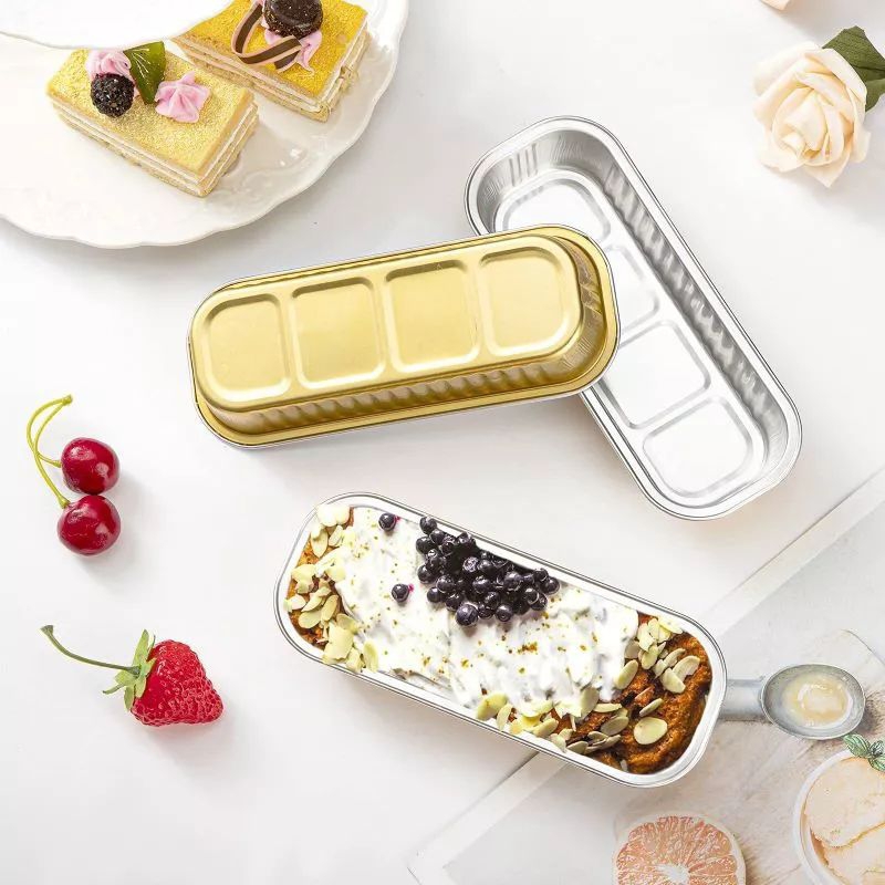 Jual 10pcs aluminium foil cup kue Korean desert box cap kotak kue ...