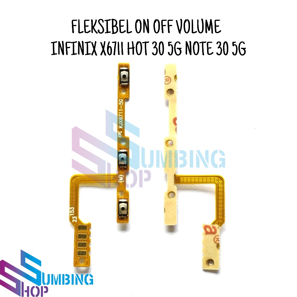 Jual Flexible On Off Infinix Hot 30 5G Note 30 5G X6711 Fleksibel Tombol Volume | Shopee Indonesia