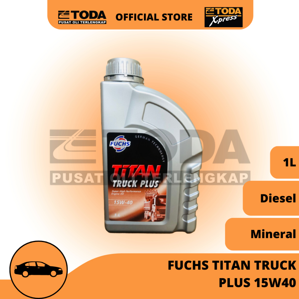 Jual Fuchs Titan Truck Plus 15W40 1 Liter Original Made in Germany ...
