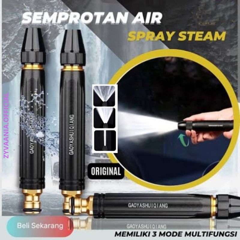Jual Kepala Semprotan Air Cuci Motor Mobil Jet Air Spray Steam | Shopee ...