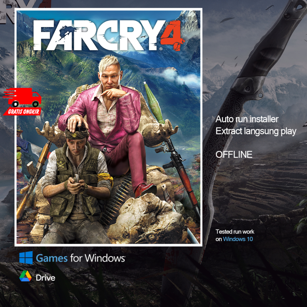 Jual Far Cry 4 Gold Edition - Game PC Action Adventure Shooter | Shopee ...
