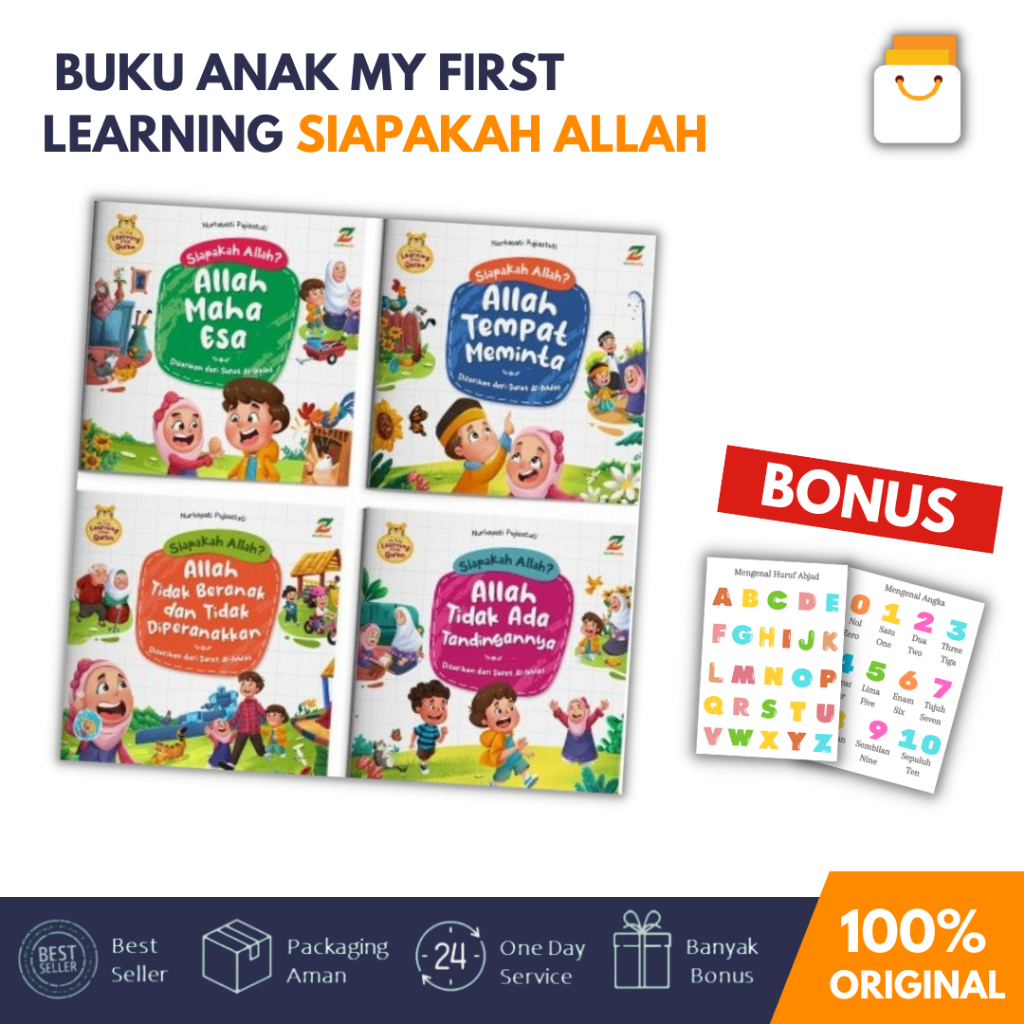 Jual Buku Cerita Anak Islami (Mengenal Allah) - My First Learning from Quran Siapakah Allah ...