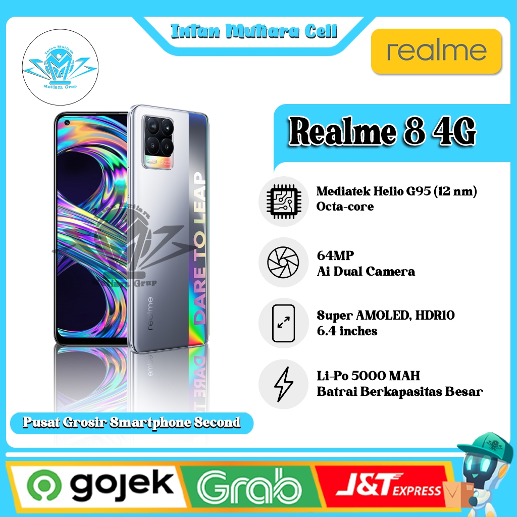 Jual Realme 8 4G | 5G Ram 8 Rom 128GB (Second) | Shopee Indonesia