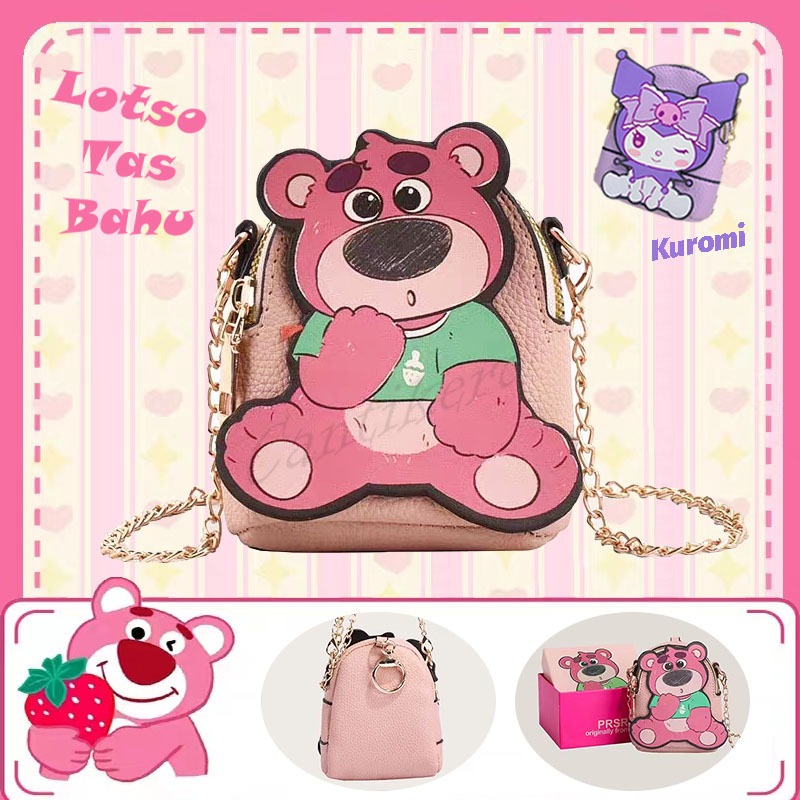 Jual Lotso Tas Bahu Sanrio Kuromi Tas Selempang Anak Gadis Kecil Yang ...