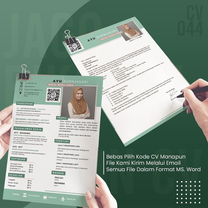 Jual CV ATS FRIENDLY | JASA JOKI CV ATS FRIENDLY | Shopee Indonesia