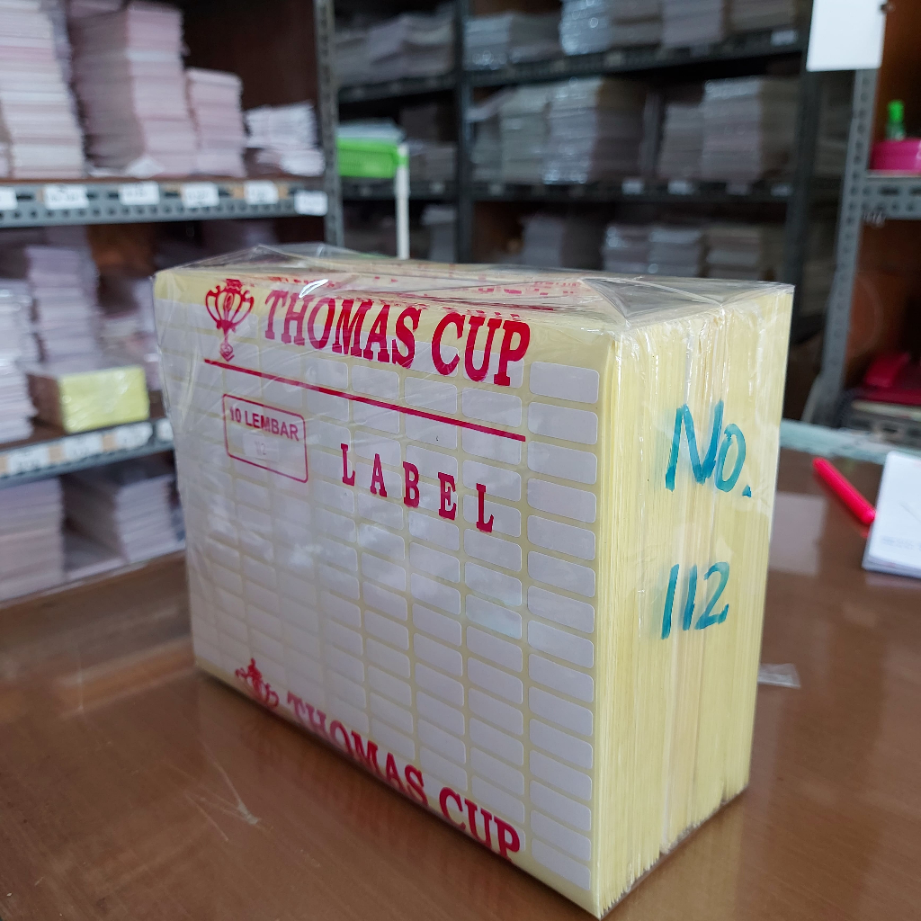 Jual BUNDLE 50 PACK Label Stiker 112 isi 5000 Lembar Sticker Nama ...