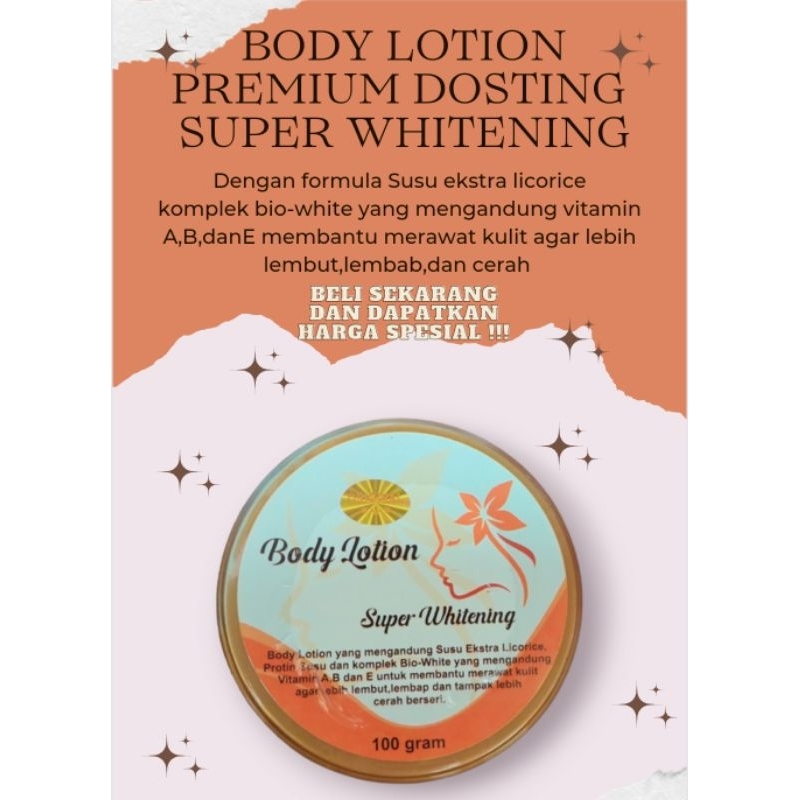 Jual LOTION SUPER WHITENING (DOSTING PREMIUM) | Shopee Indonesia