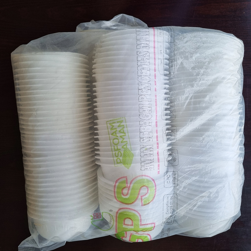 Jual MANGKOK STYROFOAM 13,5cm MEREK GPS 130 pcs | Shopee Indonesia