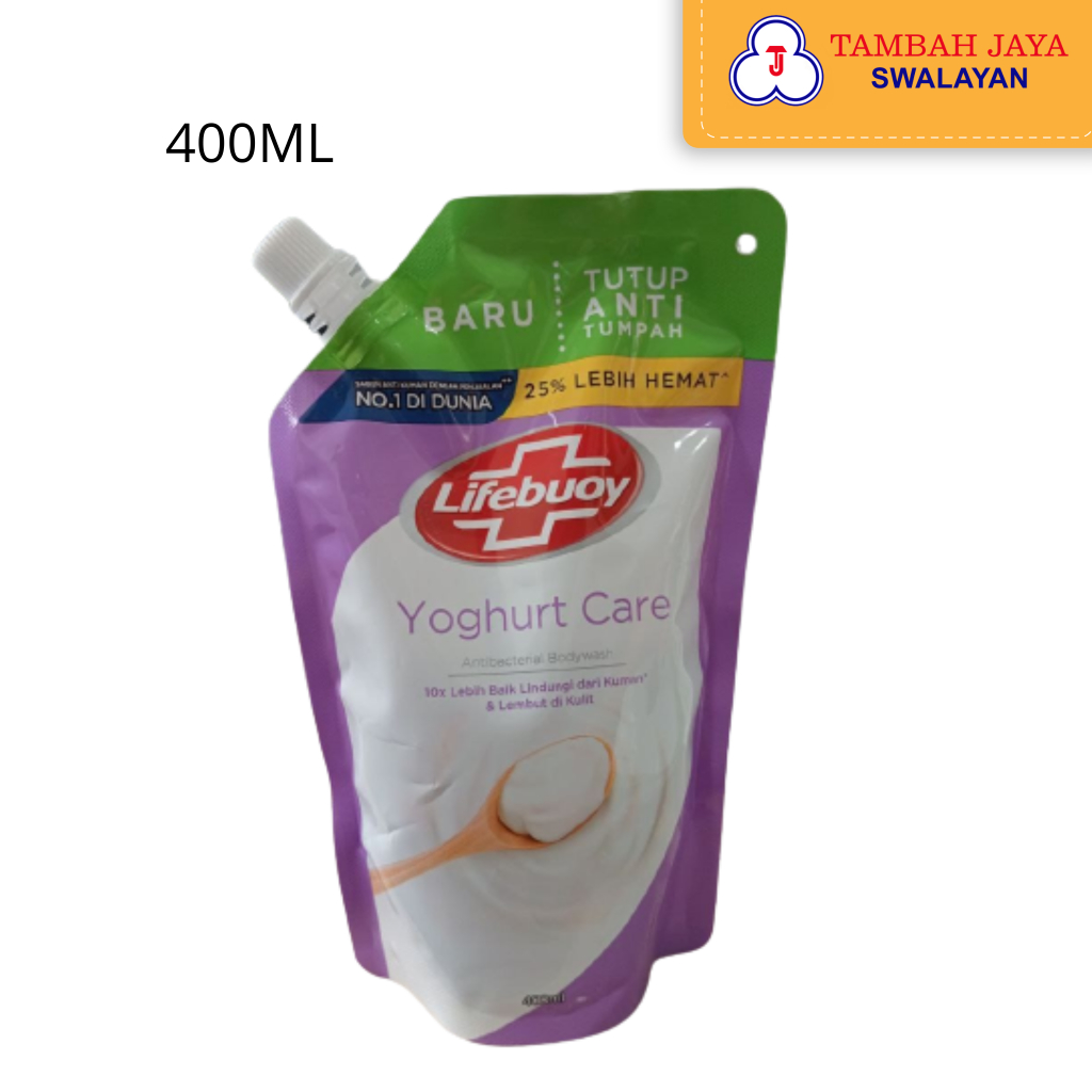 Jual Lifebuoy Body Wash Pouch Yogurt Care 400ml | Shopee Indonesia