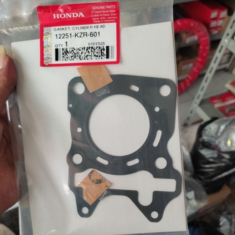 Jual 12251-KZR-601 Paking Perpak Kop Cylinder Head Vario 125 Original ...