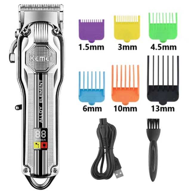 Jual ALAT PANGKAS RAMBUT/CUKUR KEMEI KM-517 BODY METAL PROFESSIONAL ...