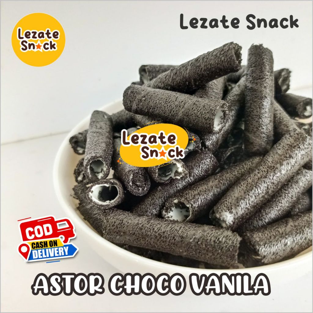 Jual Astor Mini Coklat 500gr Murah Renyah Enak / Wafer Rolls Kiloan ...