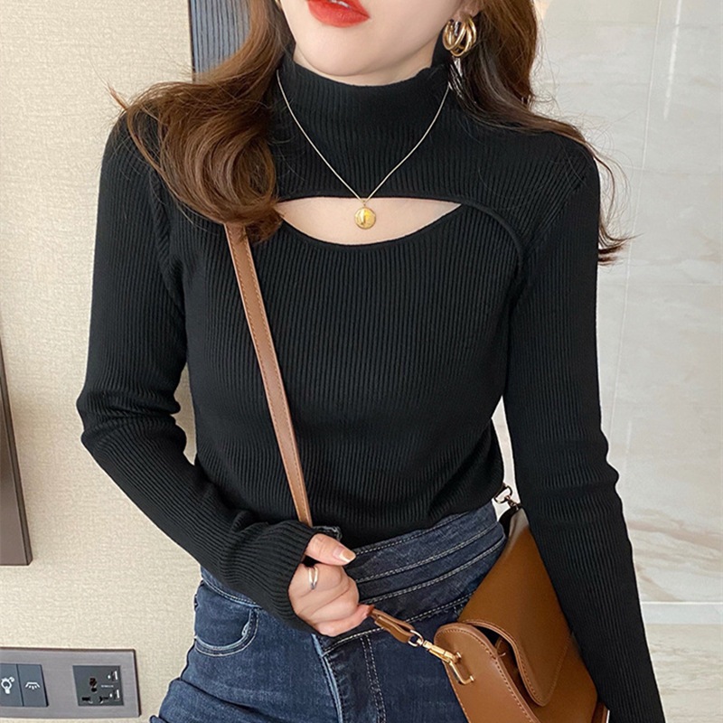 Jual AJW Atasan Rajut Korean Import Premium Seksi Lengan Panjang TA | Atasan Korea Sytle Lengan ...