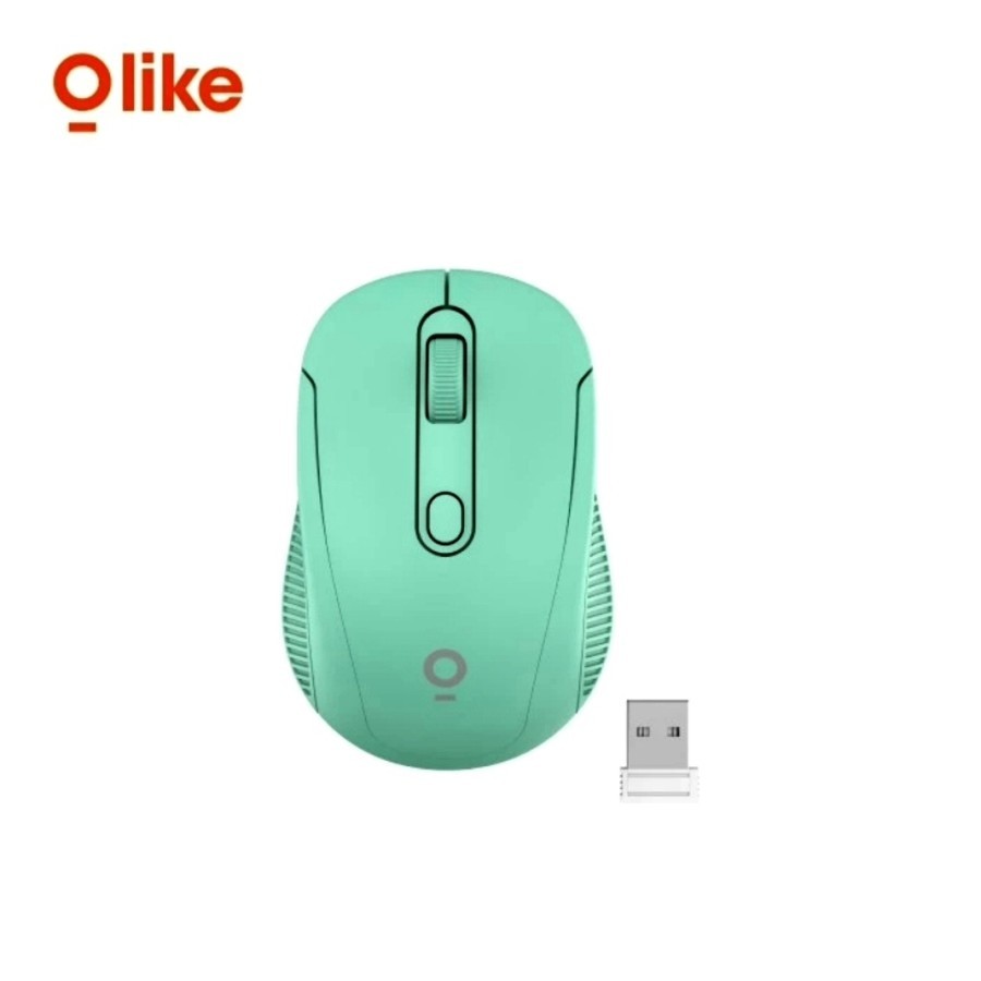 Jual Mouse Wireless | Olike Mouse Wireless M2 - Green | Shopee Indonesia