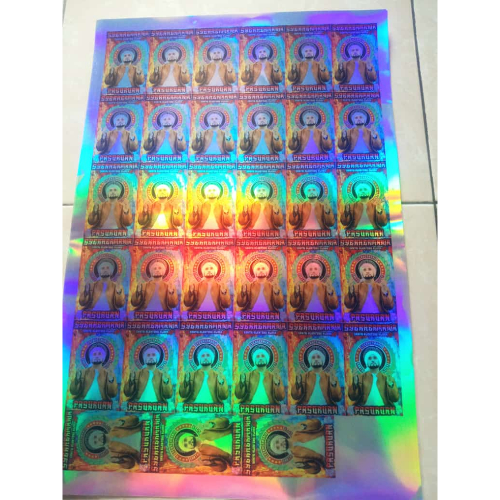 Jual Stiker Hologram Custom ukuran a3 | Shopee Indonesia