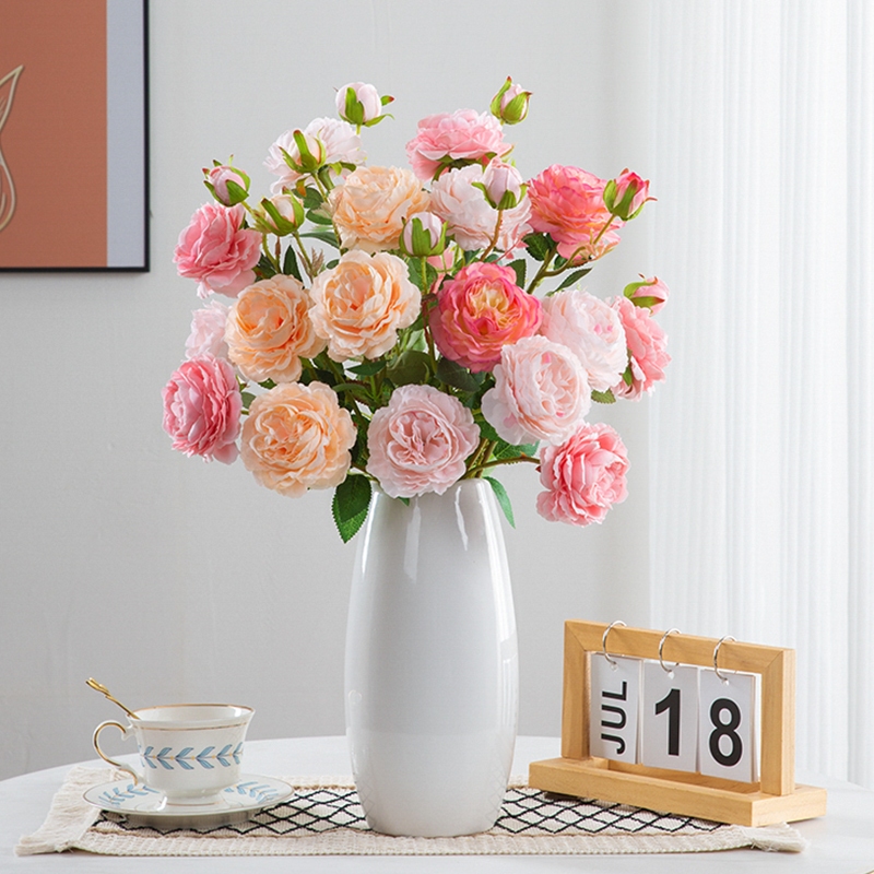 Jual Bunga Peoni Artificial/Memegang bunga/bunga plastik/F22/Imitasi ...