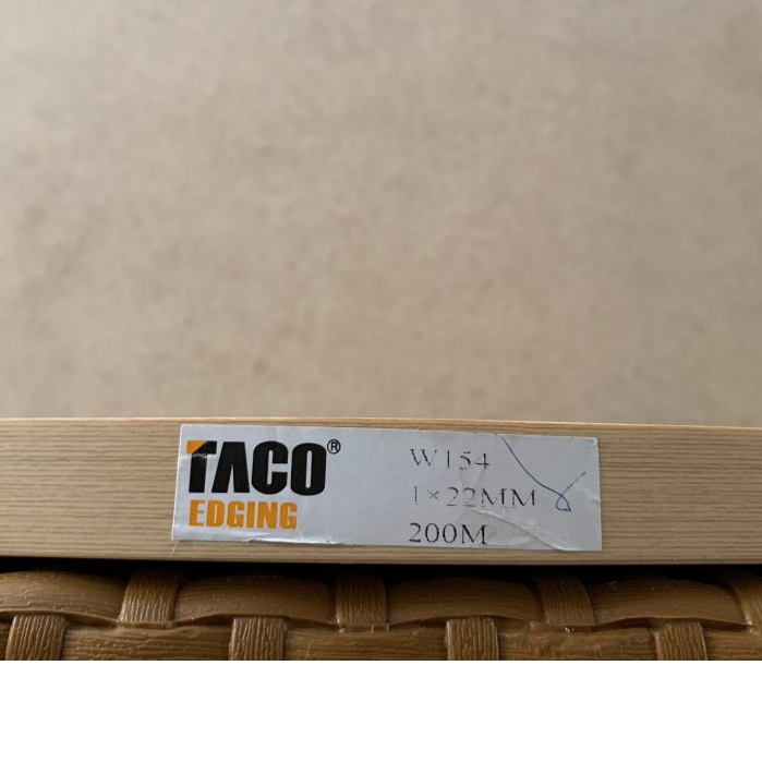 Jual Per 5 Meter Edging Taco W 154 1 x 22 Mm Woodgrain HPL 154 2 Cm Woodgrain | Shopee Indonesia