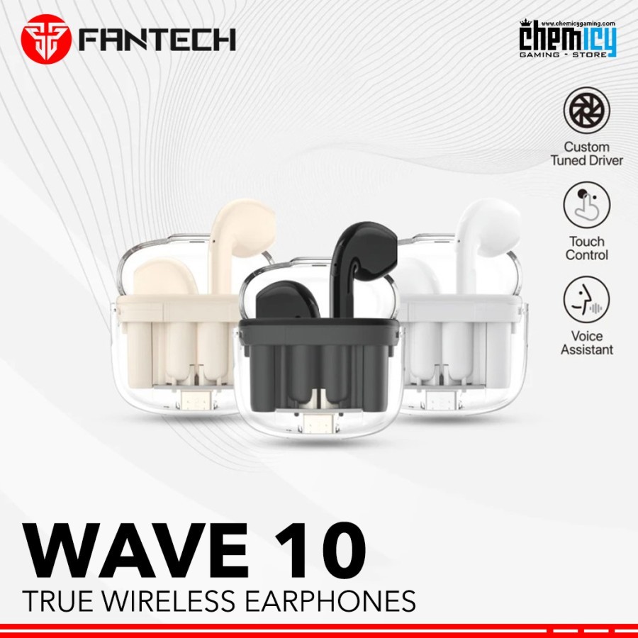 Jual Fantech TW10 / TW-10 Wave 10 True Wireless TWS Gaming Earphone ...