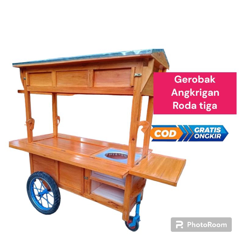 Jual Gerobak angkringan roda tiga free ongkir | Shopee Indonesia