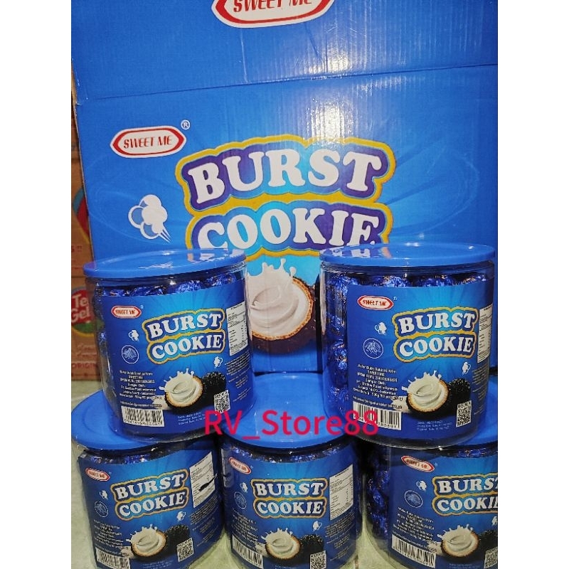 Jual BURST COOKIE Wafer Bulat Salut isi krim ISI 50PC | Shopee Indonesia