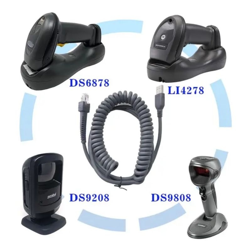 Jual USB Kabel Scanner Barcode For Motorola Simbol Scanner Cable ...