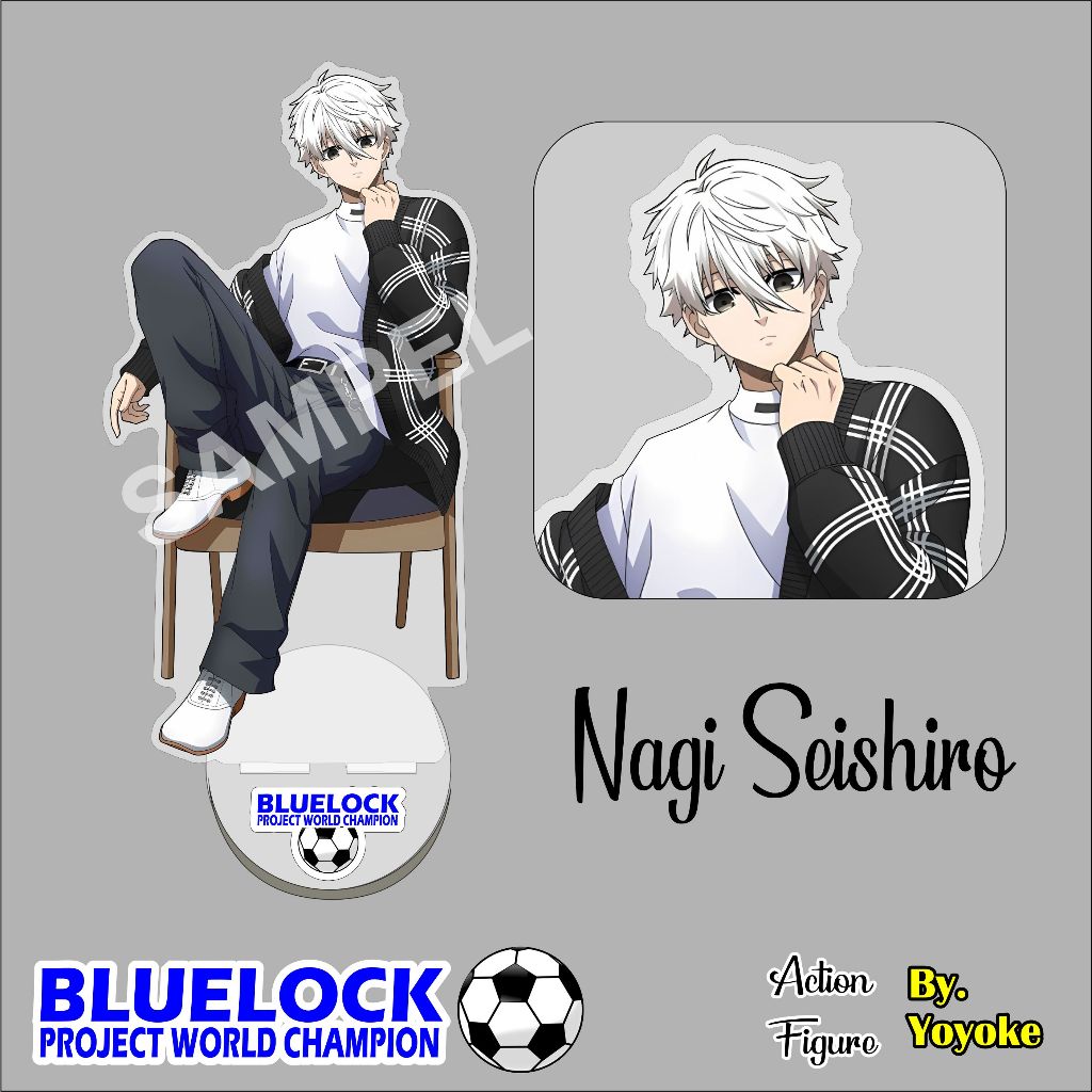Jual Standee Akrilik Blue Lock | Standee Anime Blue Lock Custom ...