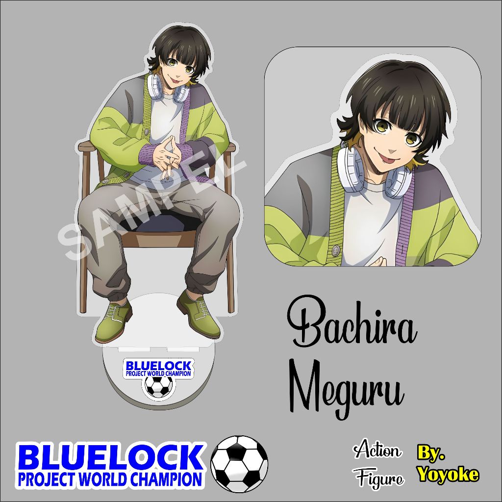 Jual Standee Akrilik Blue Lock | Standee Anime Blue Lock Custom ...